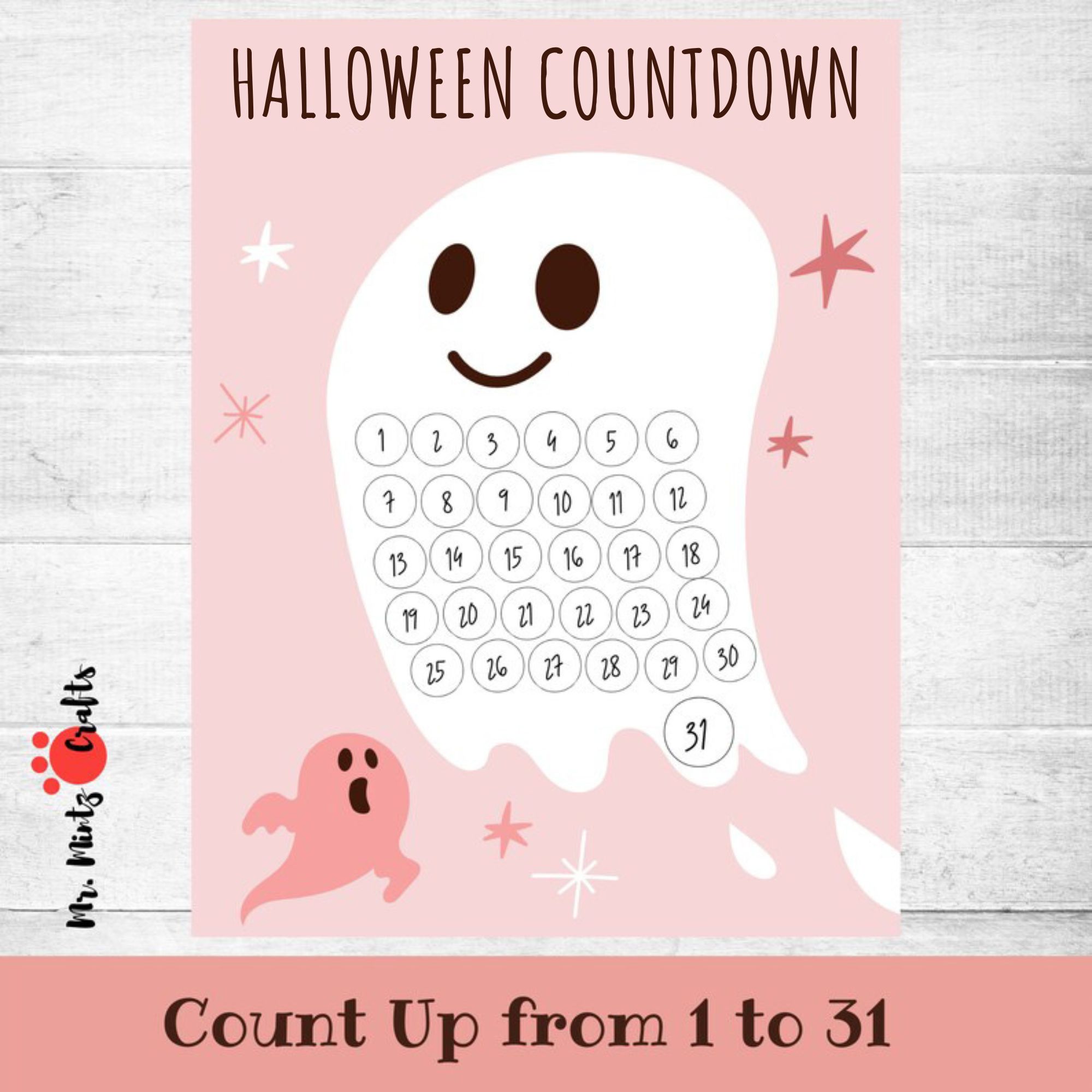 Halloween Countdown Calendar for Kids | October Calendar | Made By Teachers