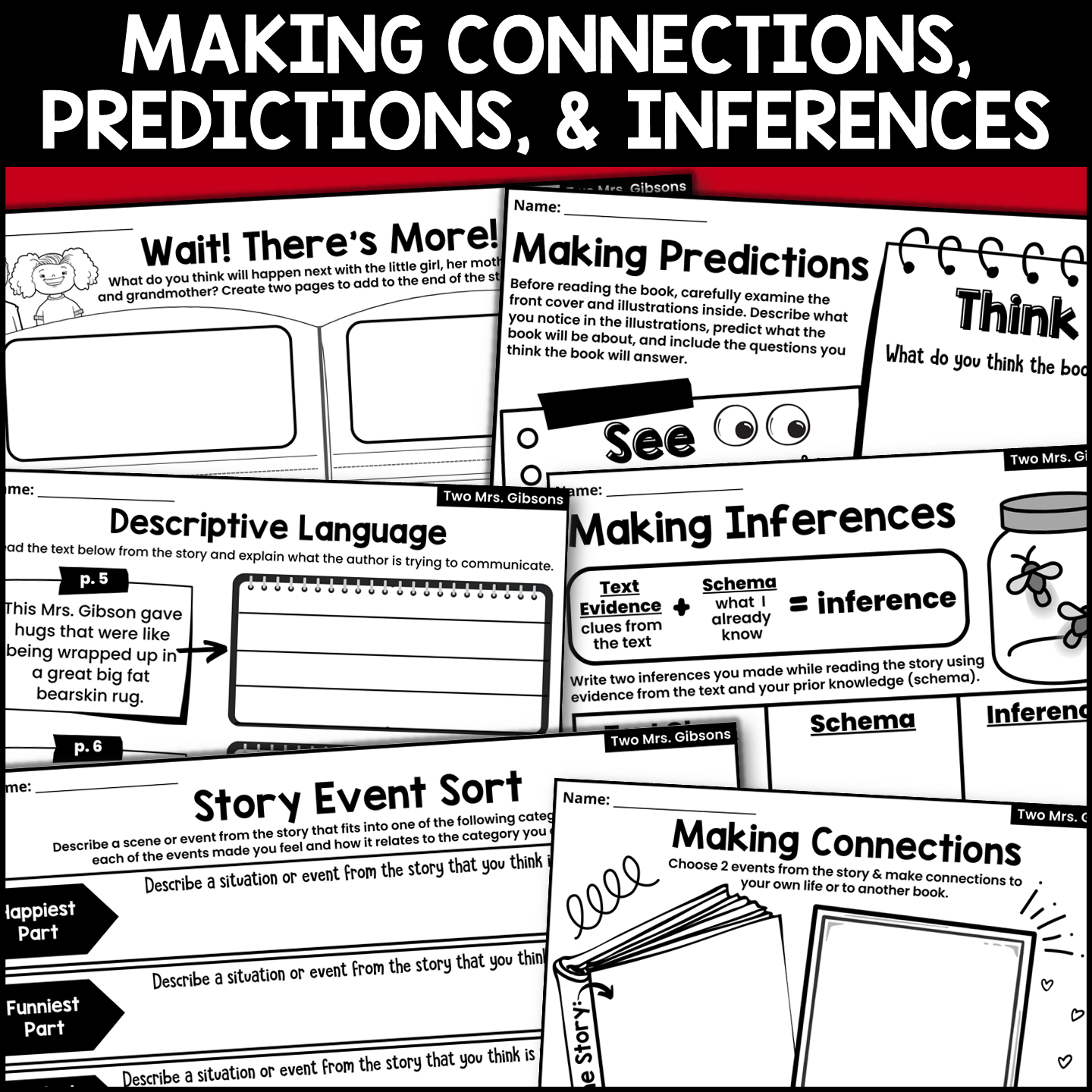 Two Mrs. Gibsons Read Aloud Book Companion Activities for IRA | Made By ...