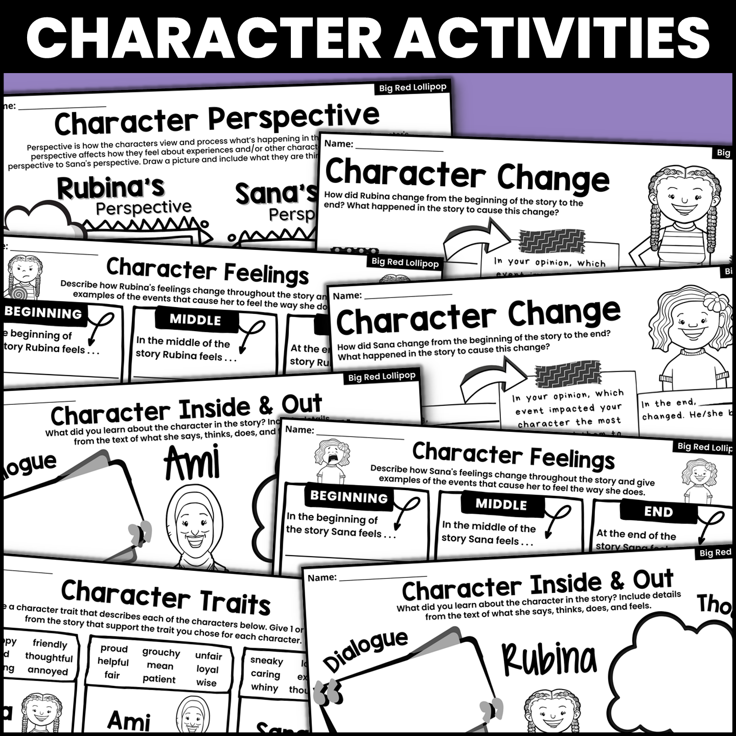 Big Red Lollipop Read Aloud Book Companion Activities for IRA | Made By ...