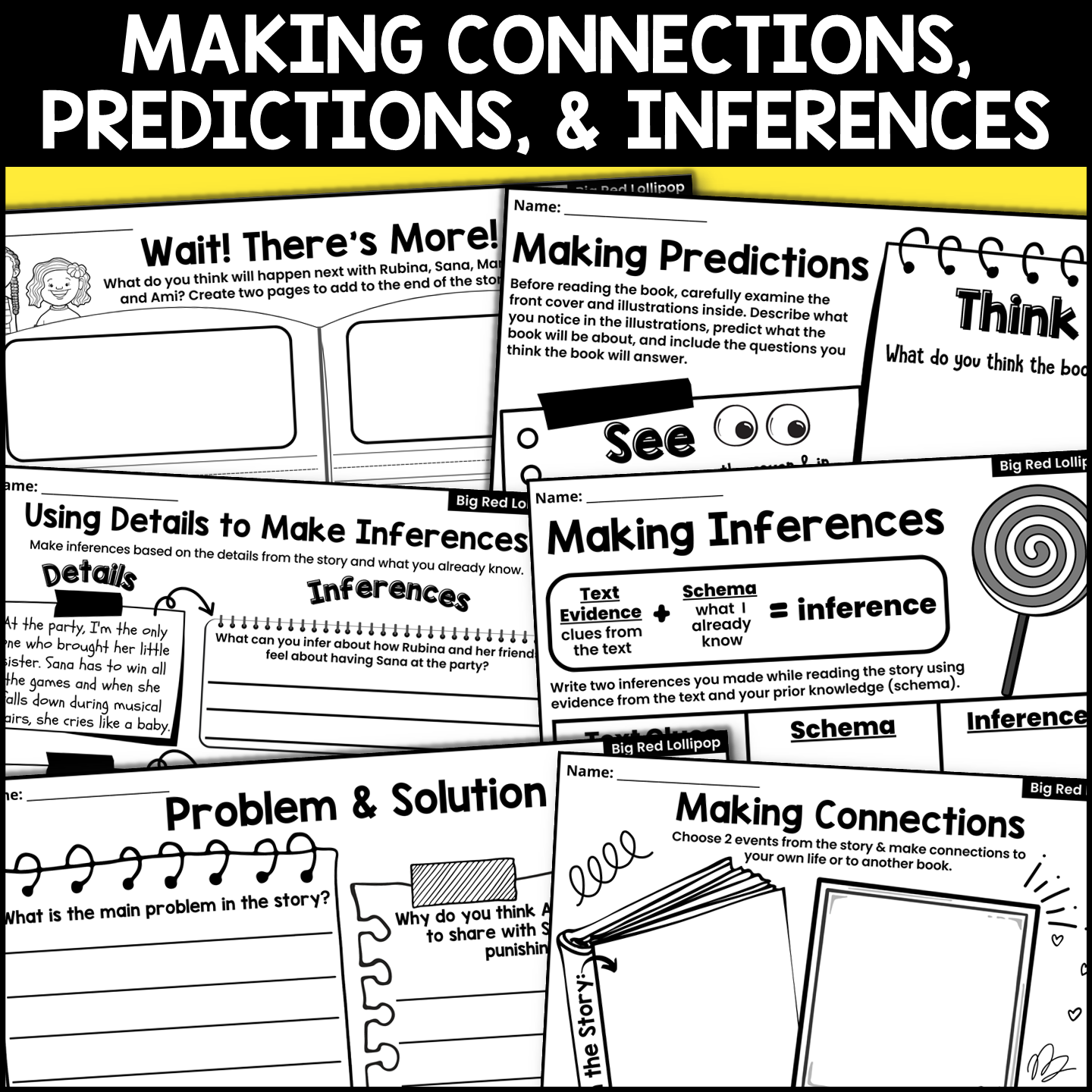 Big Red Lollipop Read Aloud Book Companion Activities for IRA | Made By ...