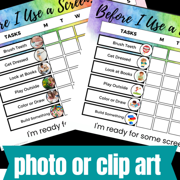 Child Checklist for Limiting Screentime & Encouraging Healthy Screen ...