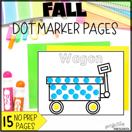 Fall No Prep Dot Marker Pictures for Preschool and Toddlers | Made By ...