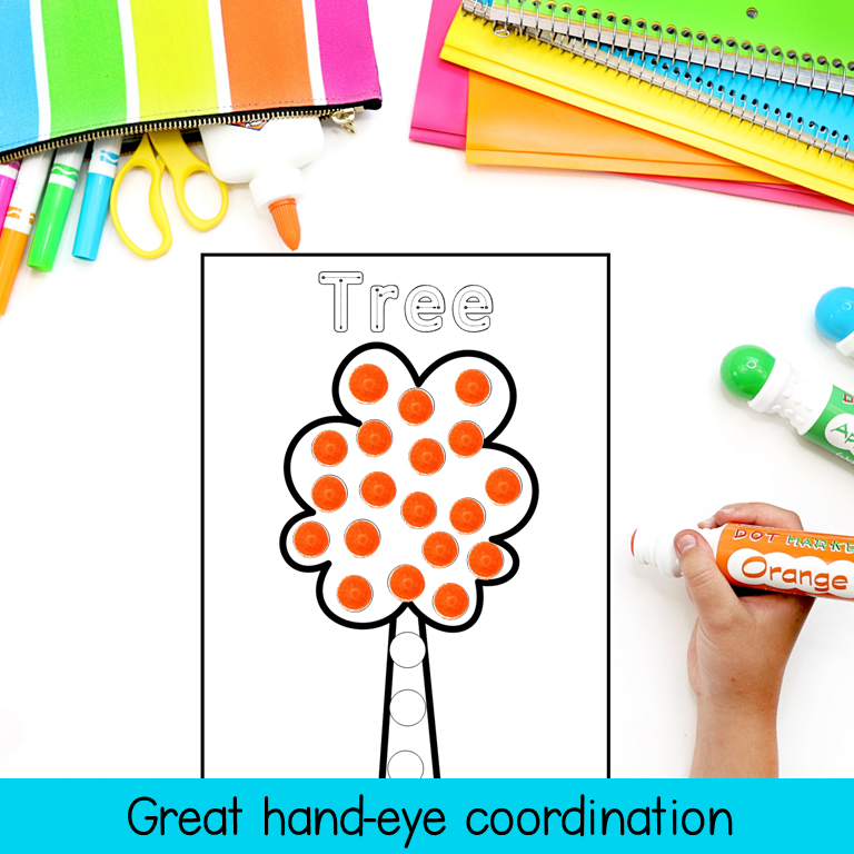 Fall No Prep Dot Marker Pictures for Preschool and Toddlers | Made By ...