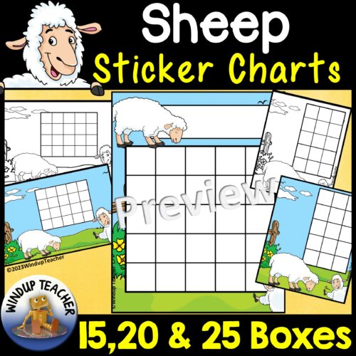 Farm Animal Sticker Charts | Sheep | Made By Teachers