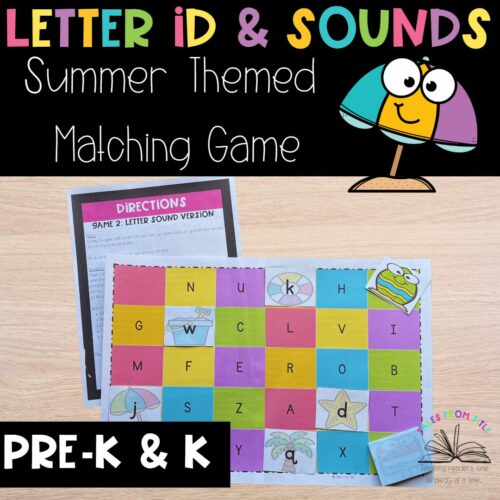 Letter Identification & Sounds Center or Intervention Game - Summer ...