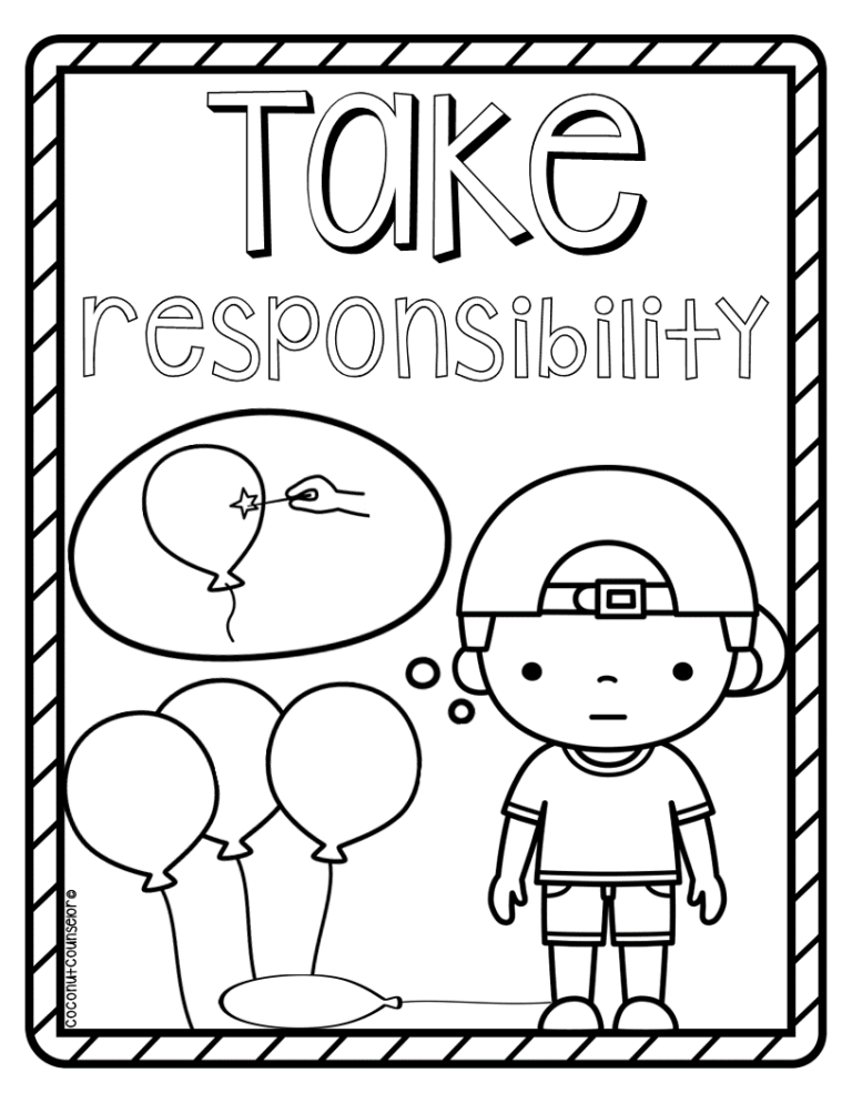 Conflict Resolution Coloring Pages | Made By Teachers