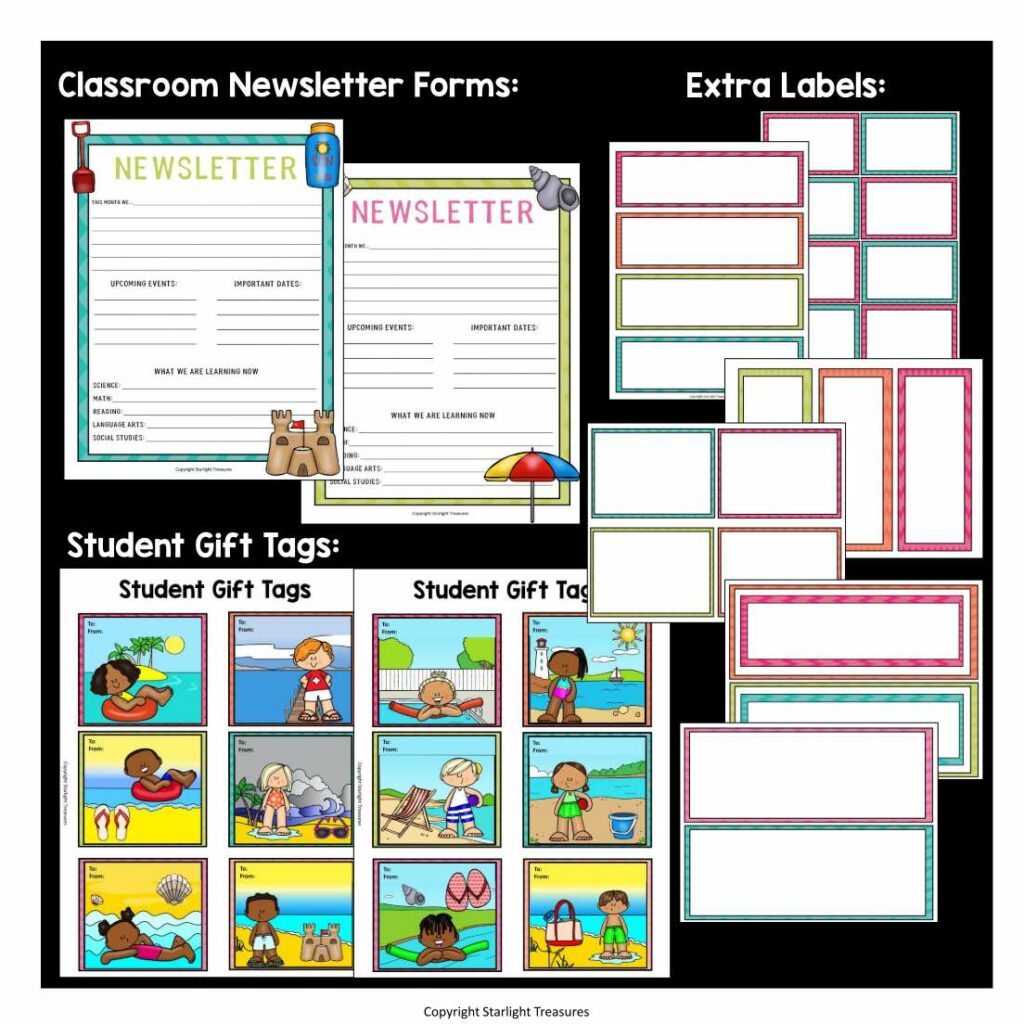 Classroom Decor Pack - Beach and Summer Theme | Made By Teachers