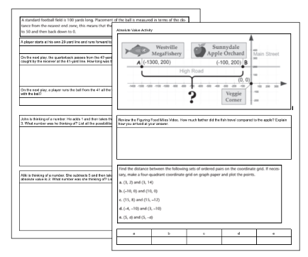 Complete Online Distance Learning 7th Math Bundle Number and Operations ...