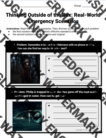 ESL Task Cards: Emergency Scenarios | Made By Teachers
