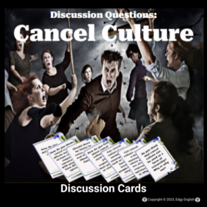 Discussion Questions: Cancel Culture - ESL | Made By Teachers