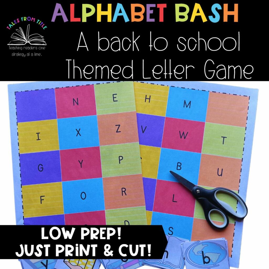 Back to School Letter Identification & Sounds Intervention or Center ...