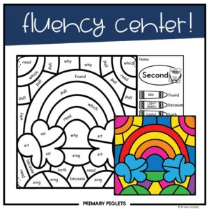 Color by Sight Words Second Grade FALL WINTER SPRING SUMMER YEARLONG ...