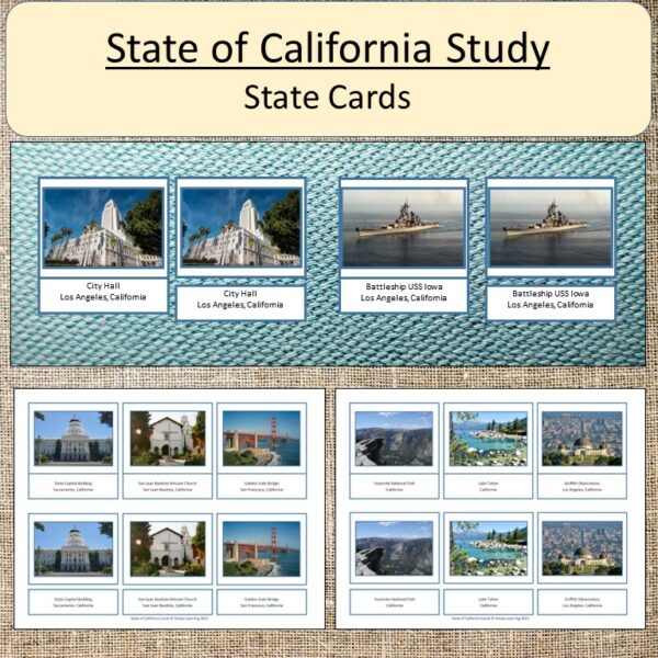 BUNDLE California State Study Montessori Homeschool Education ...