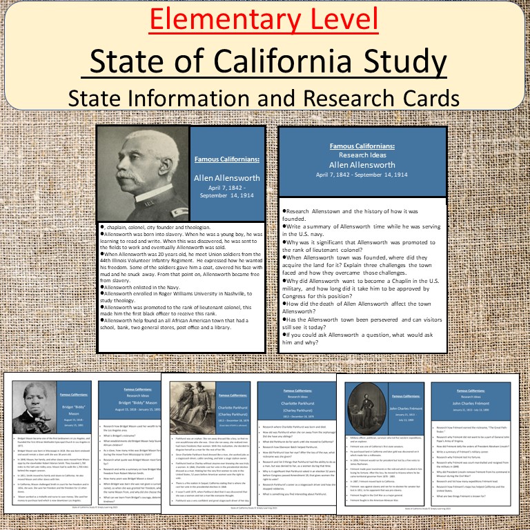 BUNDLE California State Research Elementary Montessori Homeschool ...