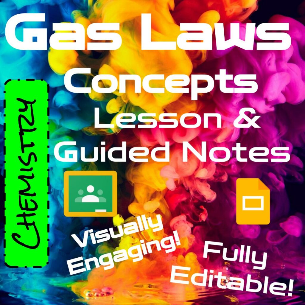 Gas Laws Concepts Google Lesson and Guided Notes | Made By Teachers