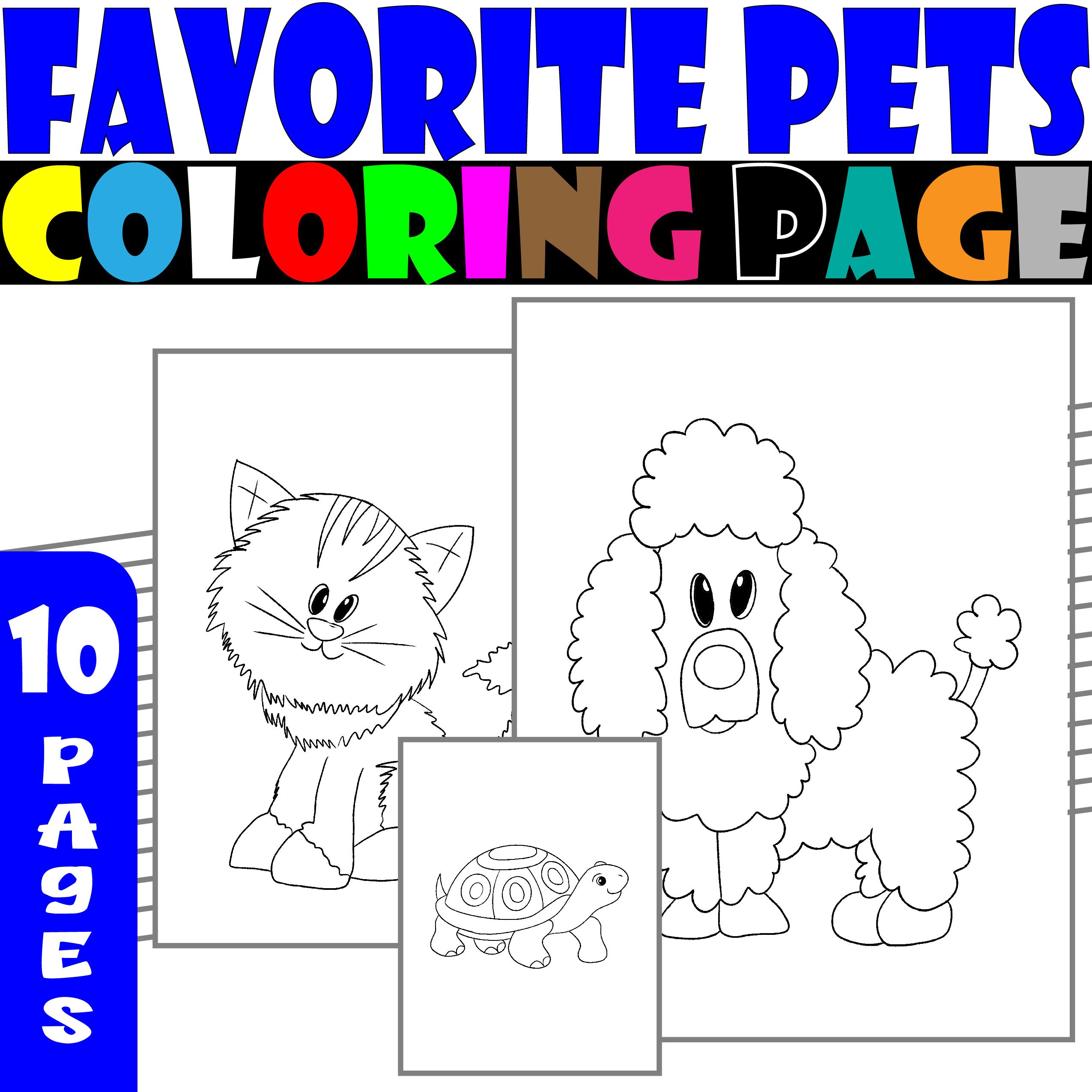 Favorite Pets Coloring Pages , Pets coloring Sheets | Made By Teachers