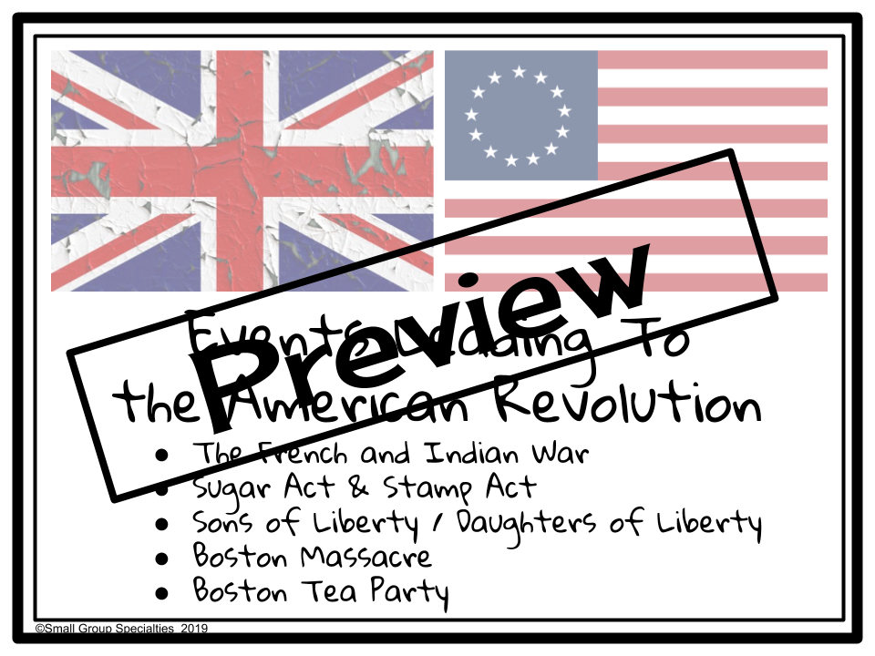 Events Leading To The American Revolution - A PPT Lesson | Made By Teachers