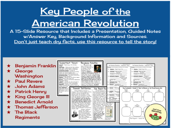 Key People of The American Revolution - A PPT Lesson | Made By Teachers Key People of The American Revolution - A PPT Lesson | Made By Teachers