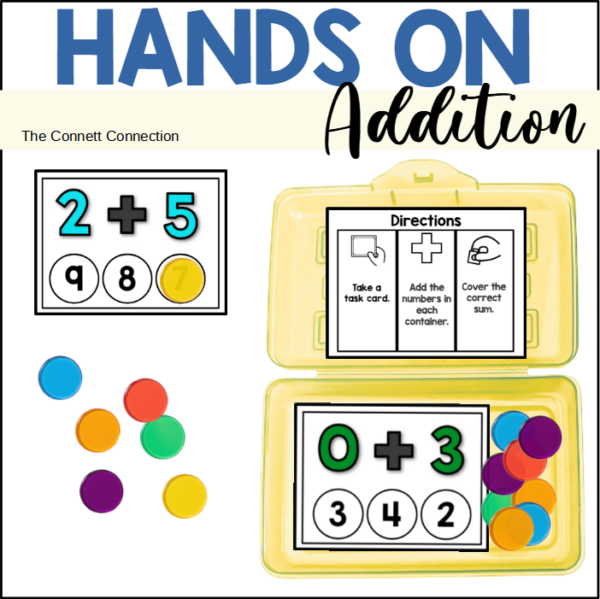 Addition Task Boxes for Addition within 10 | Made By Teachers