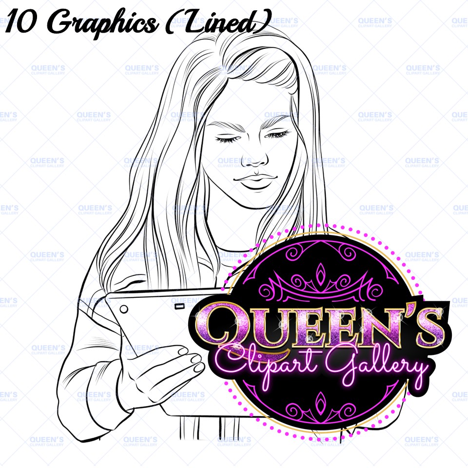 Teens on Technology Clipart | Teenagers on Technology | Technology ...