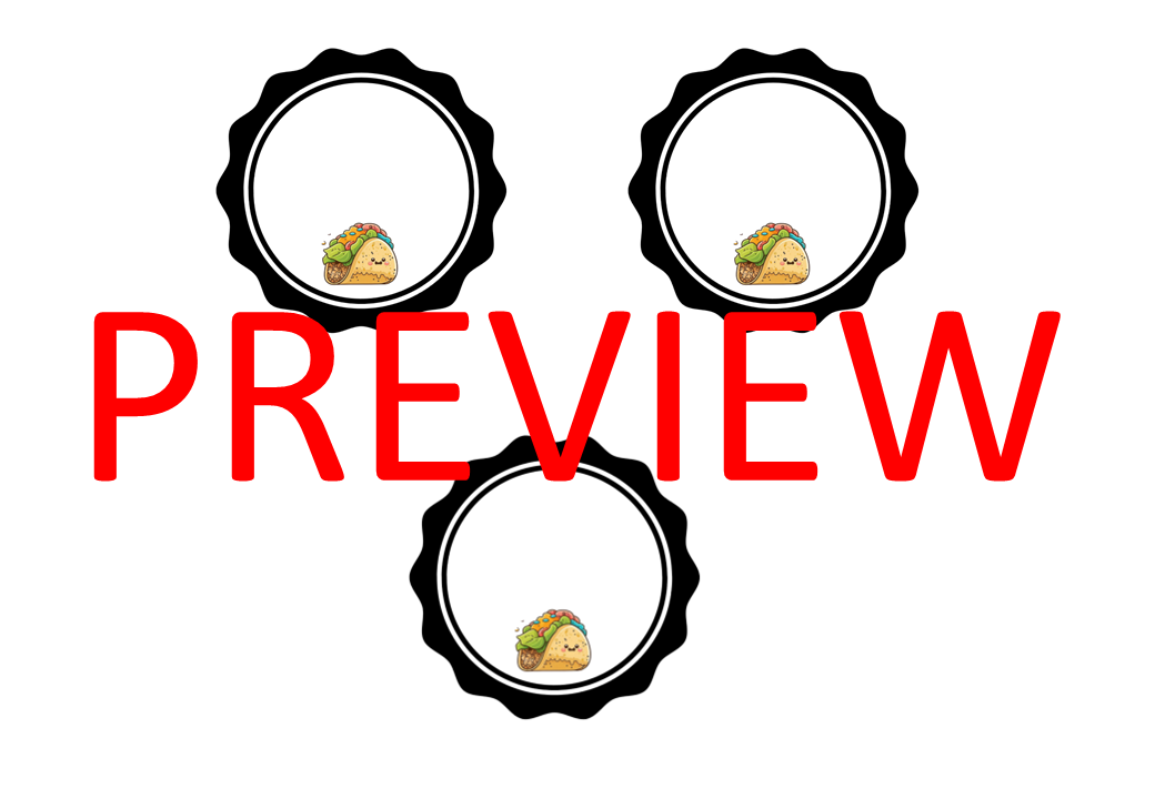 Food Pun Taco Bulletin Board Door Display Decoration Editable | Made By ...