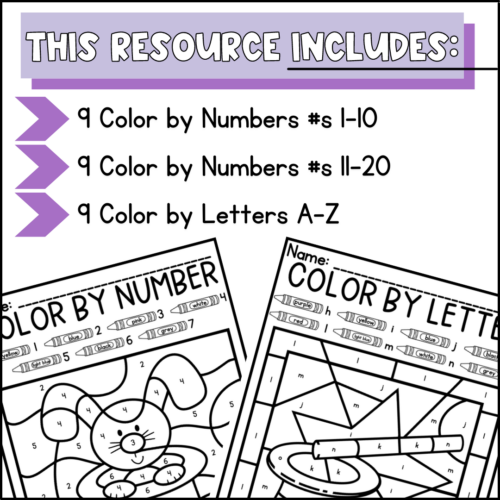 Magic Color by Code - Magic Color by Number - Magic Color by Letter ...