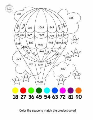 Color Your Way to Multiplication Mastery: Fun Worksheets for Kids ...