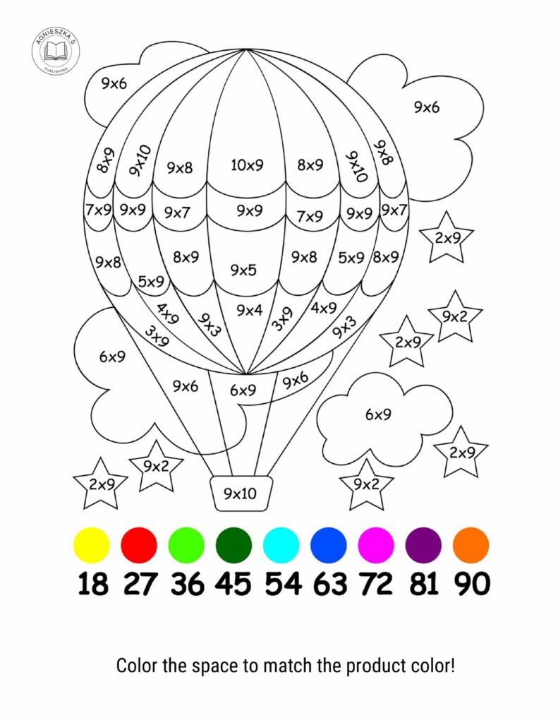 Color Your Way to Multiplication Mastery: Fun Worksheets for Kids ...