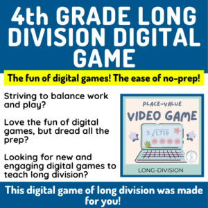 Fourth Grade Long Division Worksheets and Video Game | Made By Teachers