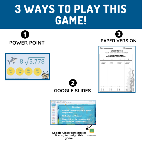 Fourth Grade Long Division Worksheets and Video Game | Made By Teachers