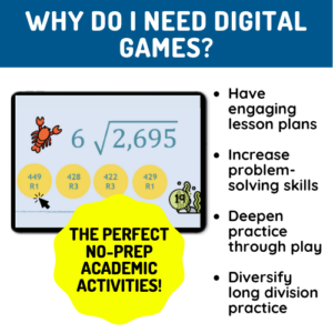 Fourth Grade Long Division Worksheets and Video Game | Made By Teachers