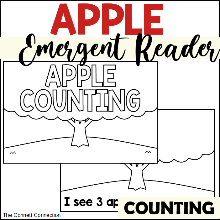 Apple Emergent Readers for Counting to 10 | Made By Teachers