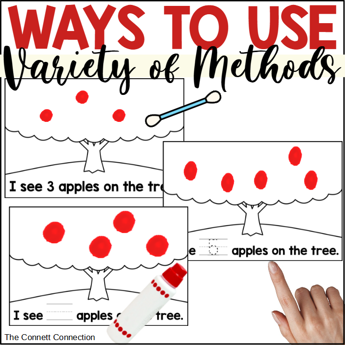 Apple Emergent Readers for Counting to 10 | Made By Teachers