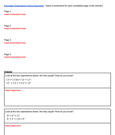 Complete Online Distance Learning 8th Math Exponential Expressions PA.N ...