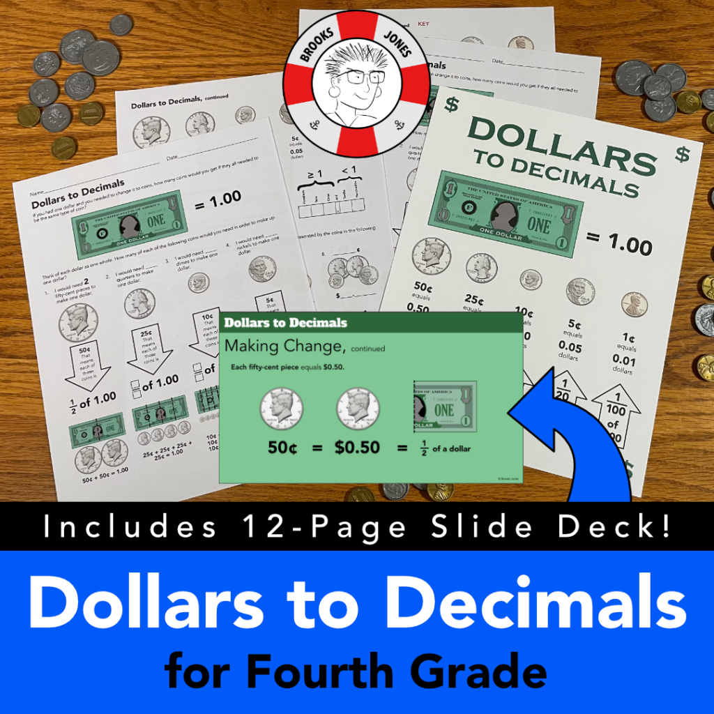 Dollars to Decimals: Introduction to Decimals Scaffolded Practice ...