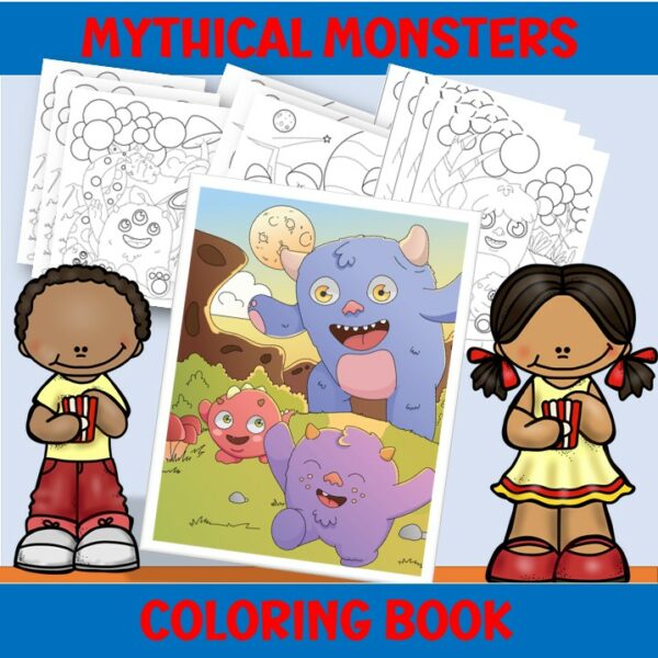 Mythical Monsters Coloring Book: Unleash Your Imagination with ...