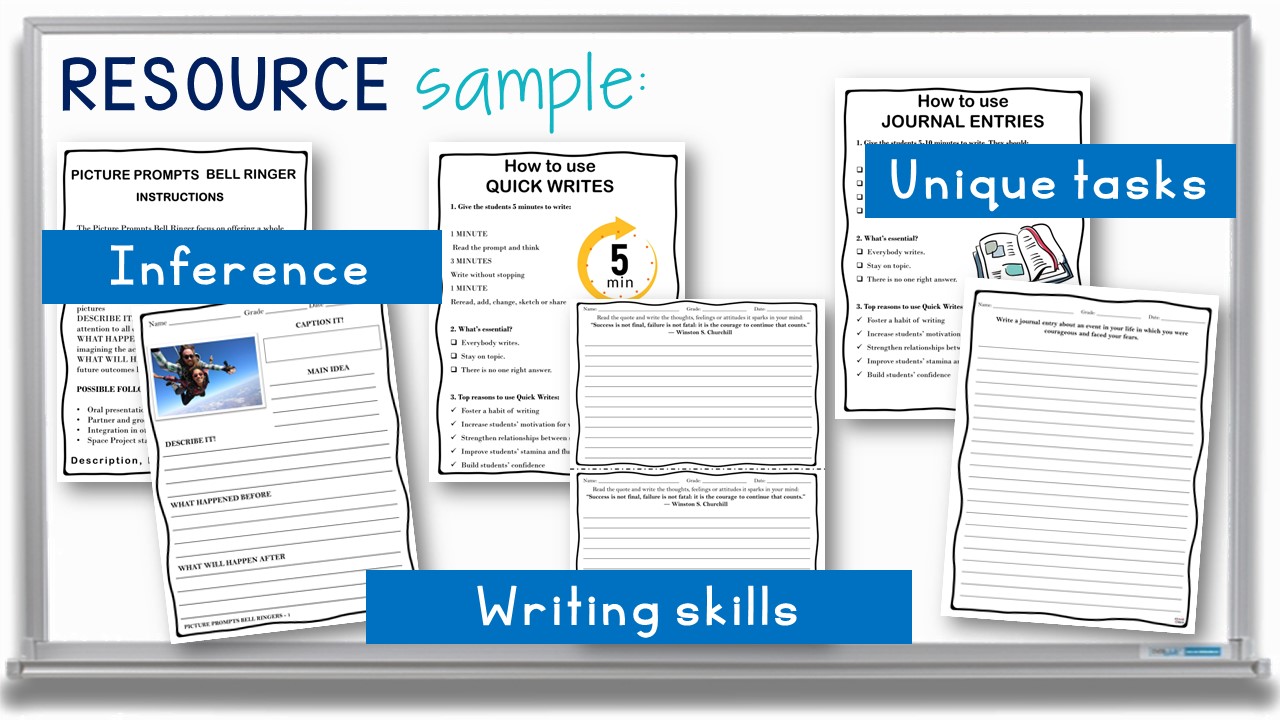 Courage Unit - Middle School Paired Reading, Writing Prompt for I Am ...
