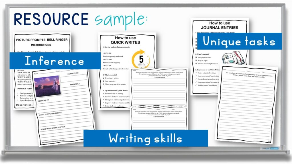 Hero's Journey Unit - Middle School Paired Reading, Prompts - Print and ...