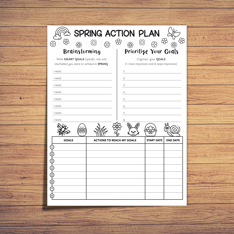 My Spring Action Plan | Made By Teachers