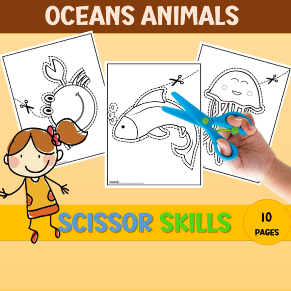 Dive into Fun with Ocean Animal Scissor Skills! - Made By Teachers