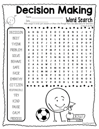 Decision Making Worksheets | Made By Teachers