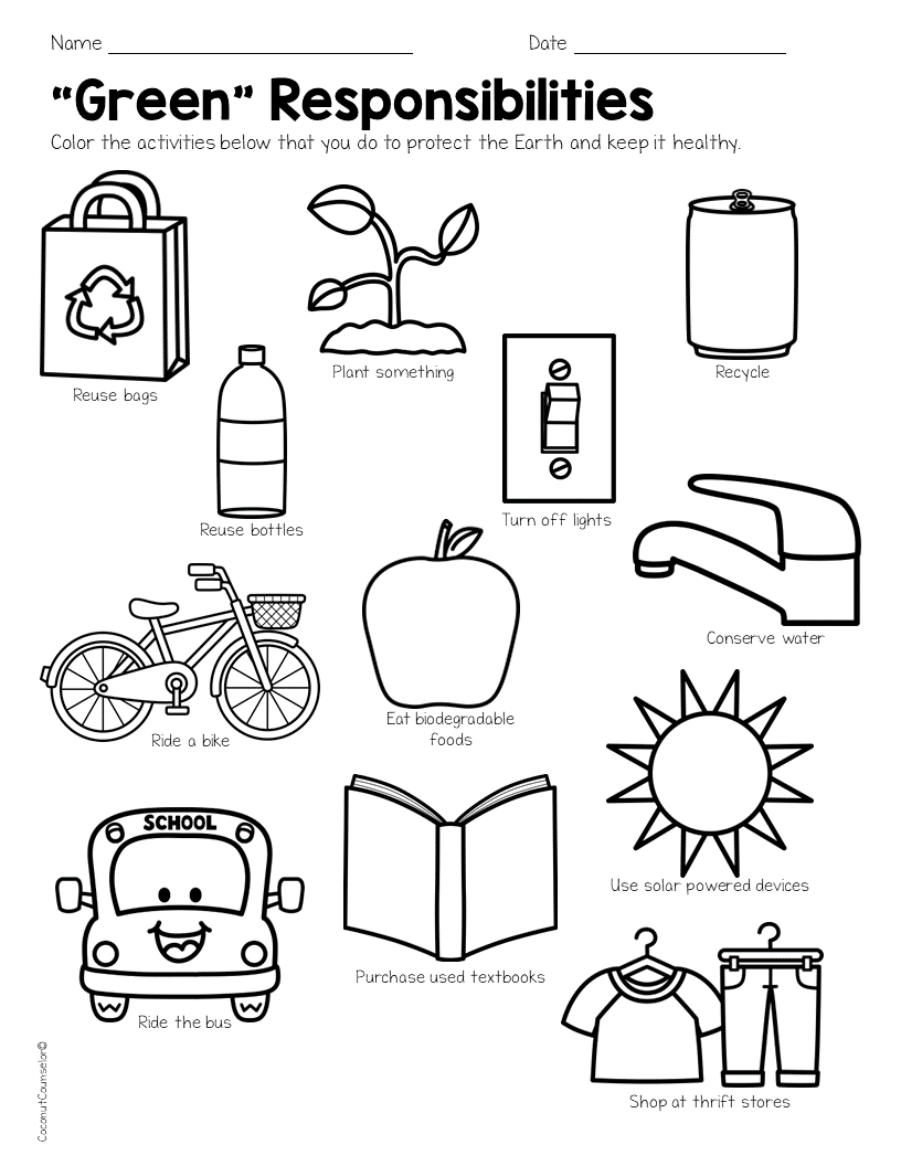 Green Responsibility Earth Day Lesson Plan | Made By Teachers