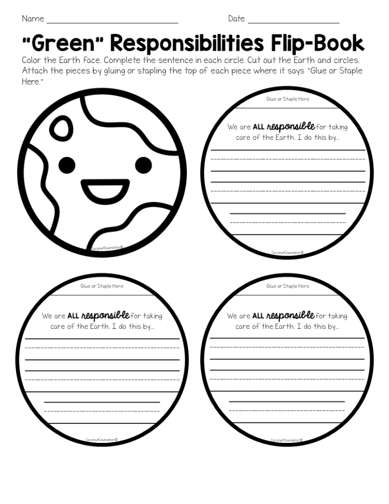 Green Responsibility Earth Day Lesson Plan | Made By Teachers