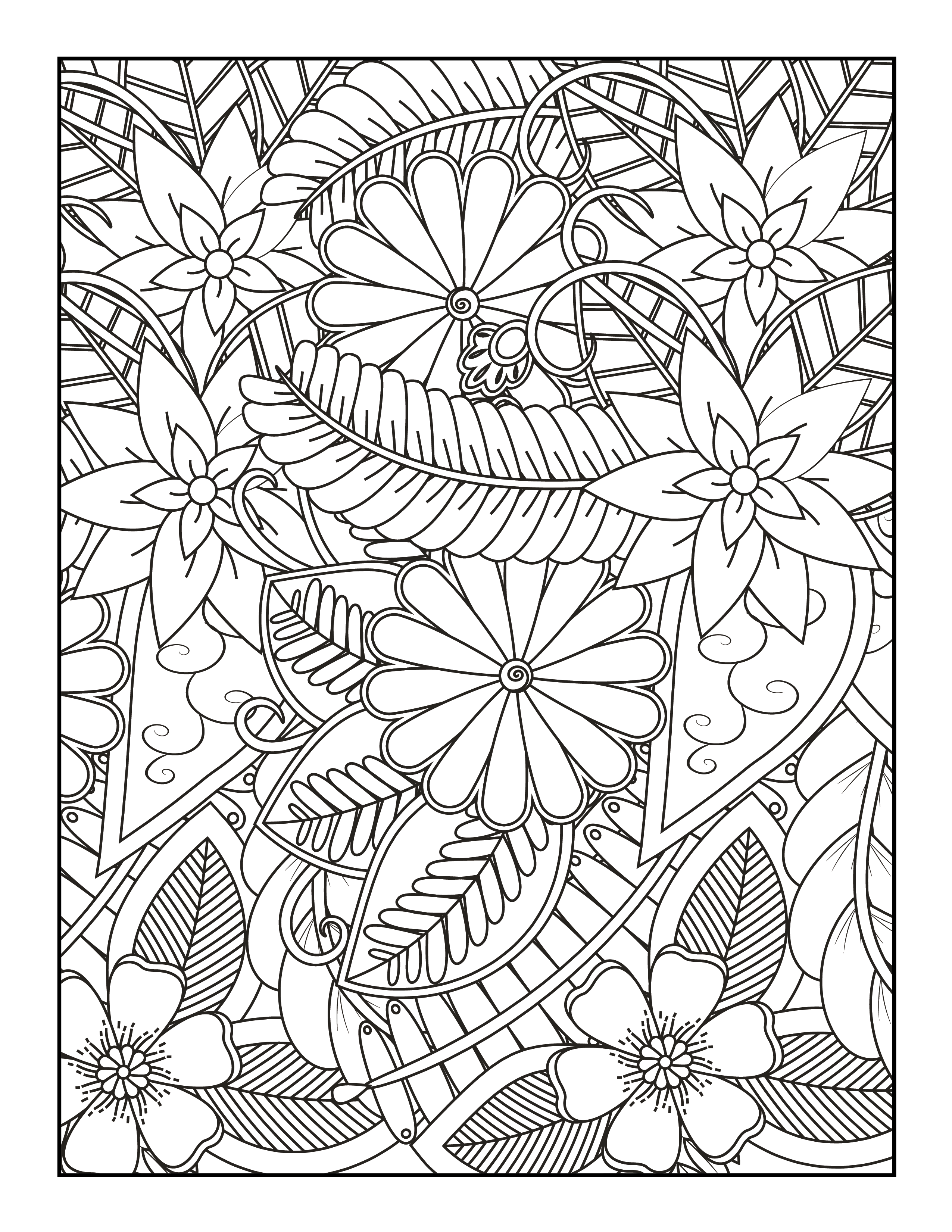 Find Inner Peace with 100 Zentangle Coloring Pages: Stress Less and ...