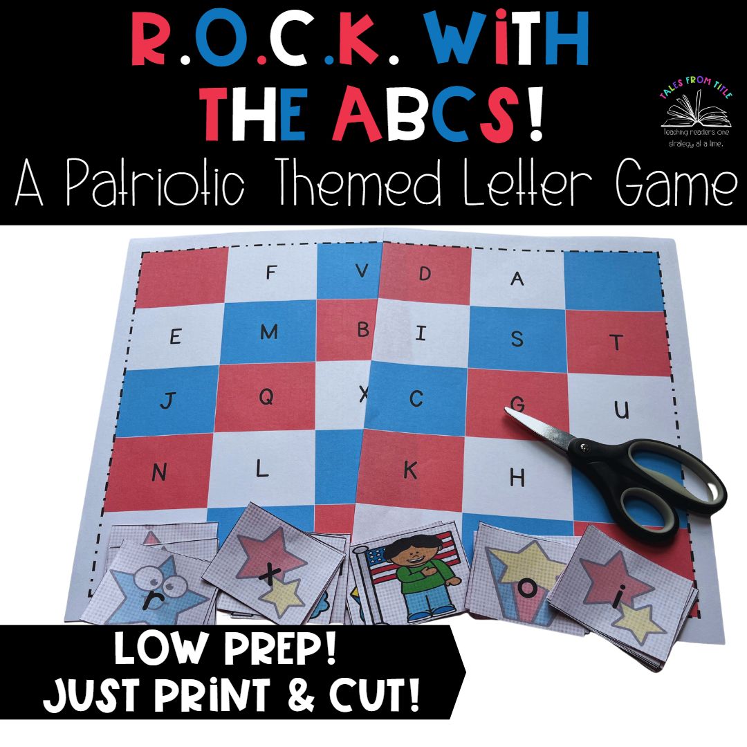 Letter Identification & Sounds Intervention or Center Game - 4th of ...