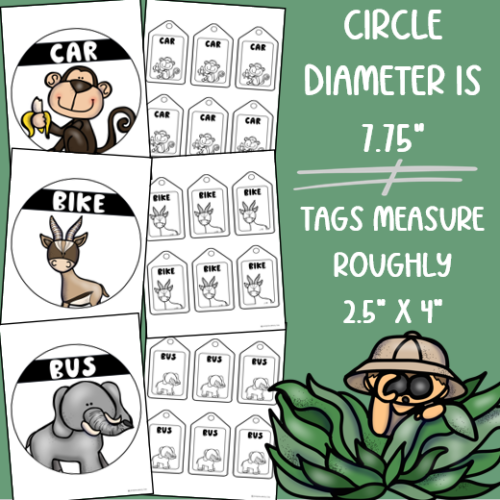 How We Go Home Dismissal Clip Chart End of the Day Jungle Safari ...