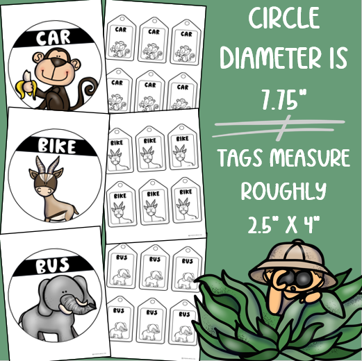 How We Go Home Dismissal Clip Chart End of the Day Jungle Safari ...