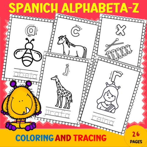 Color Your Way through the Alphabet: Alphabet Tracing and Coloring Book ...