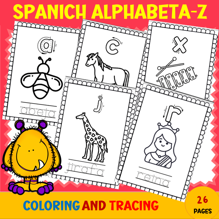 Color Your Way through the Alphabet: Alphabet Tracing and Coloring Book ...