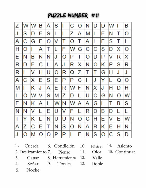 ¡A Buscar! Spanish Word Search: Keep Your Mind Sharp and Have Fun ...